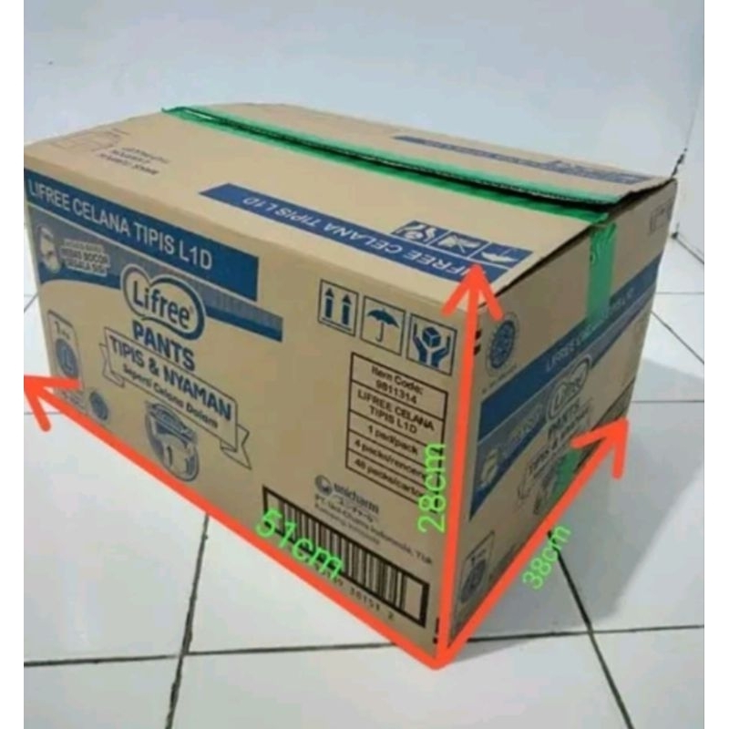 Jual KARDUS BEKAS LIFREE (UTK PACKING, KERDUS PINDAHAN) TEBALL , MURAH ...