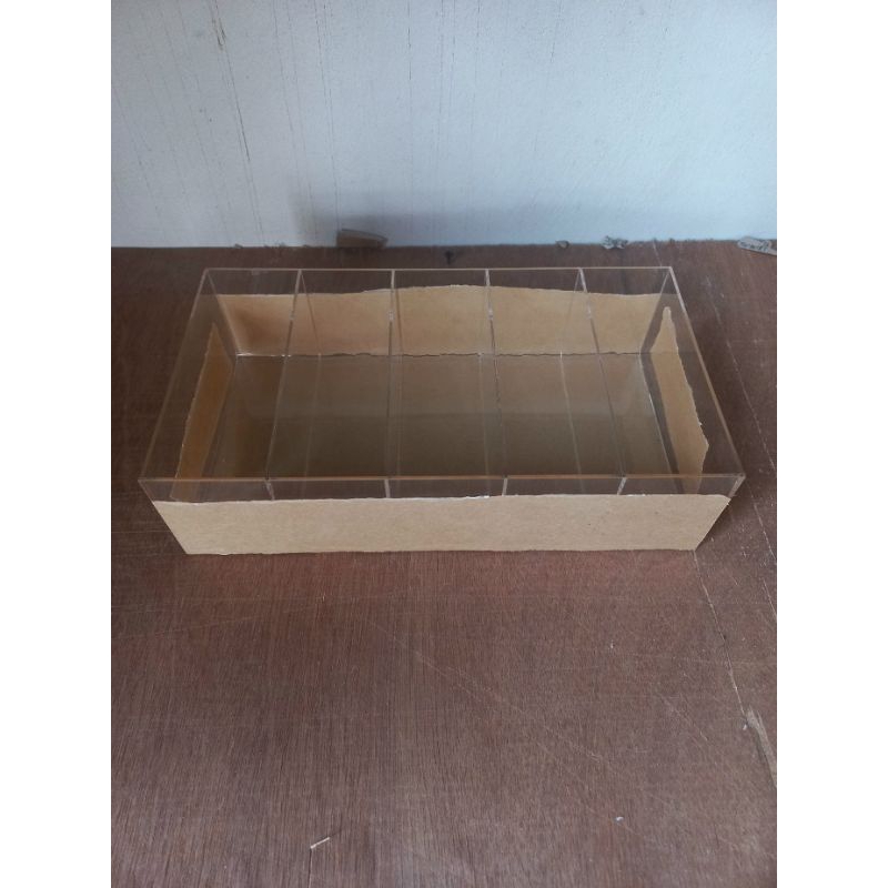 Jual akrilik serbaguna/akrilik tempat pulpen/akrilik box penyimpanan 5 ...