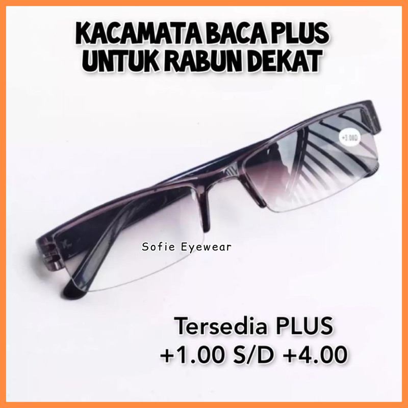 Jual Kacamata Baca Plus Super Fokus Untuk Rabun Dekat/ Kacamata Pria ...