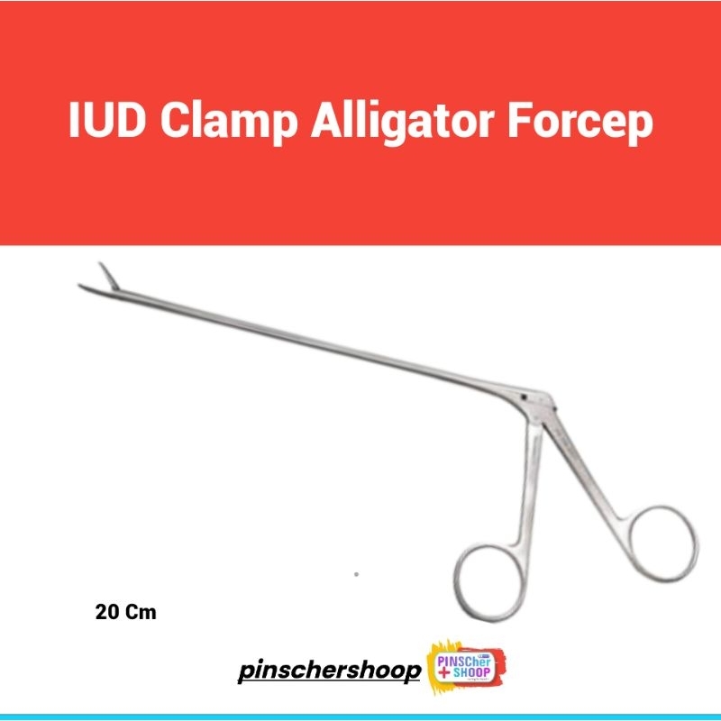 Jual Iud Removal Aligator 20 Cm Aligator Forcep IUD Clamp Instrumen ...