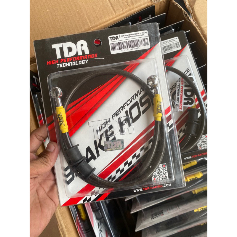 Jual Selang rem tdr karbon dan silver ukuran 75cm & 90cm | Shopee Indonesia
