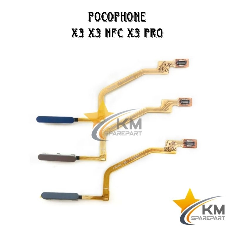 Jual Flexible Fingerprint Xiaomi Poco X3 X3 Nfc X3 Pro Sensor Sidik ...
