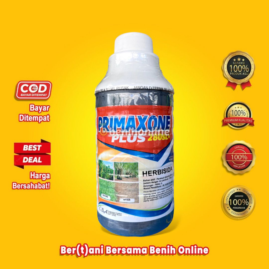 Jual HERBISIDA KONTAK PRIMAXONE PLUS 280 SL 1 LITER pengendali tanaman ...