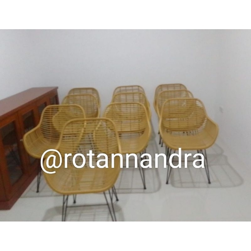 Jual Kursi Besi Rotan Sintetis | Shopee Indonesia