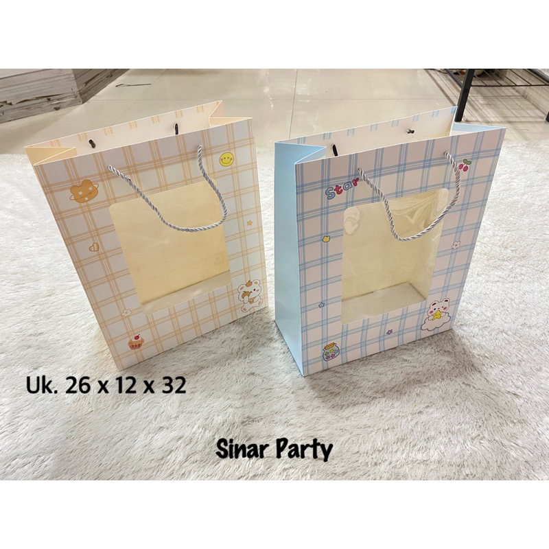 Jual Paper Bag Mika Motif Ukuran Sedang | Shopee Indonesia