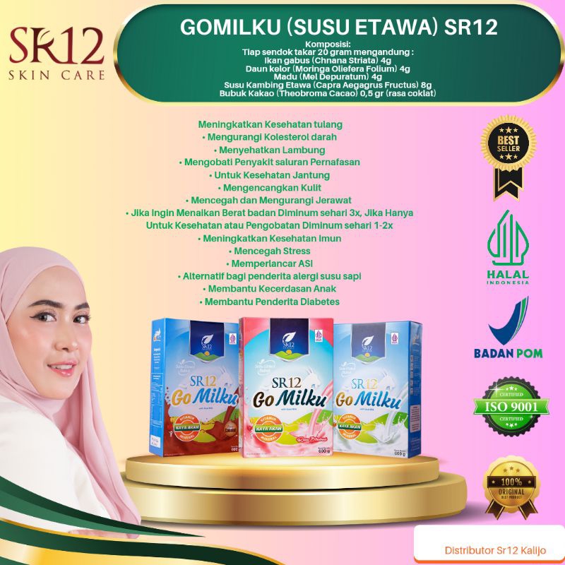 Jual GOMILKU SR12 SUSU UNTUK MAGH, DIABETES, HIPERTENSI, KOLESTEROL ...