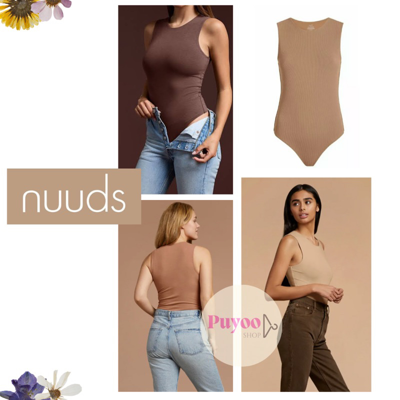 Jual NUUDS Classic Crew Neck Thong Bodysuit ETALASE 1 | Shopee Indonesia