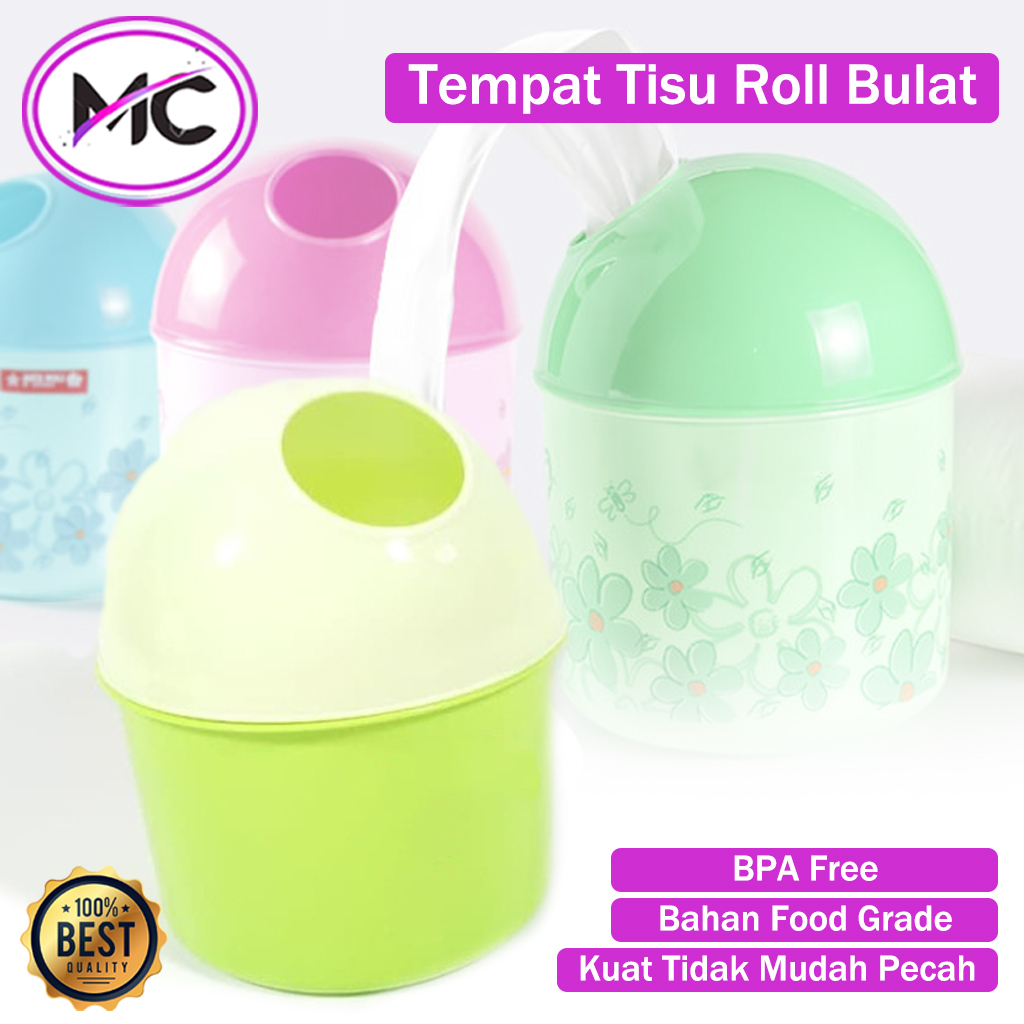 Jual Tempat Tissue Bulat Wadah Tisu Roll Plastik Box Tisue Gulung Murah ...