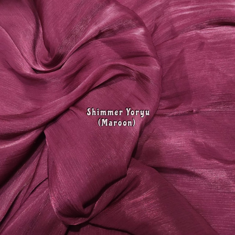 Jual Kain Bahan Shimmer Silk Yoryu Import High Quality (Harga 0.5meter ...