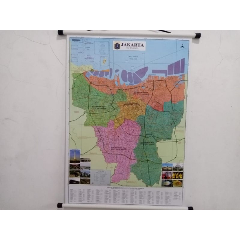 Jual peta DKI Jakarta Peta Dinding | Shopee Indonesia