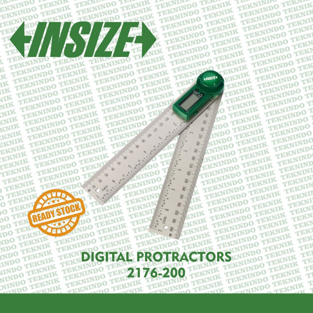 Jual Insize Digital Protractors 200mm Type 2176-200 Original | Shopee ...