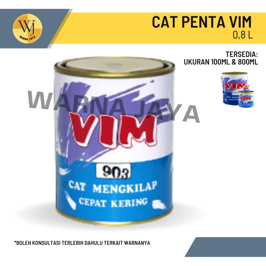 Jual Cat Penta Vim Besi Kayu 0,8 Kg / Cat Minyak, Besi, dan Kayu 1 Liter Ekonomis | Shopee Indonesia