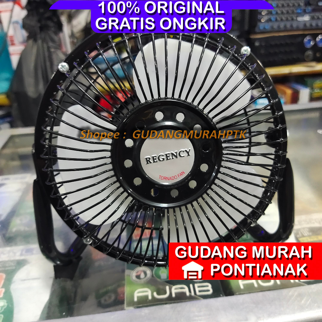 Jual Deskfan REGENCY TORNADO FAN ORIGINAL ASLI Kipas angin meja duduk ...