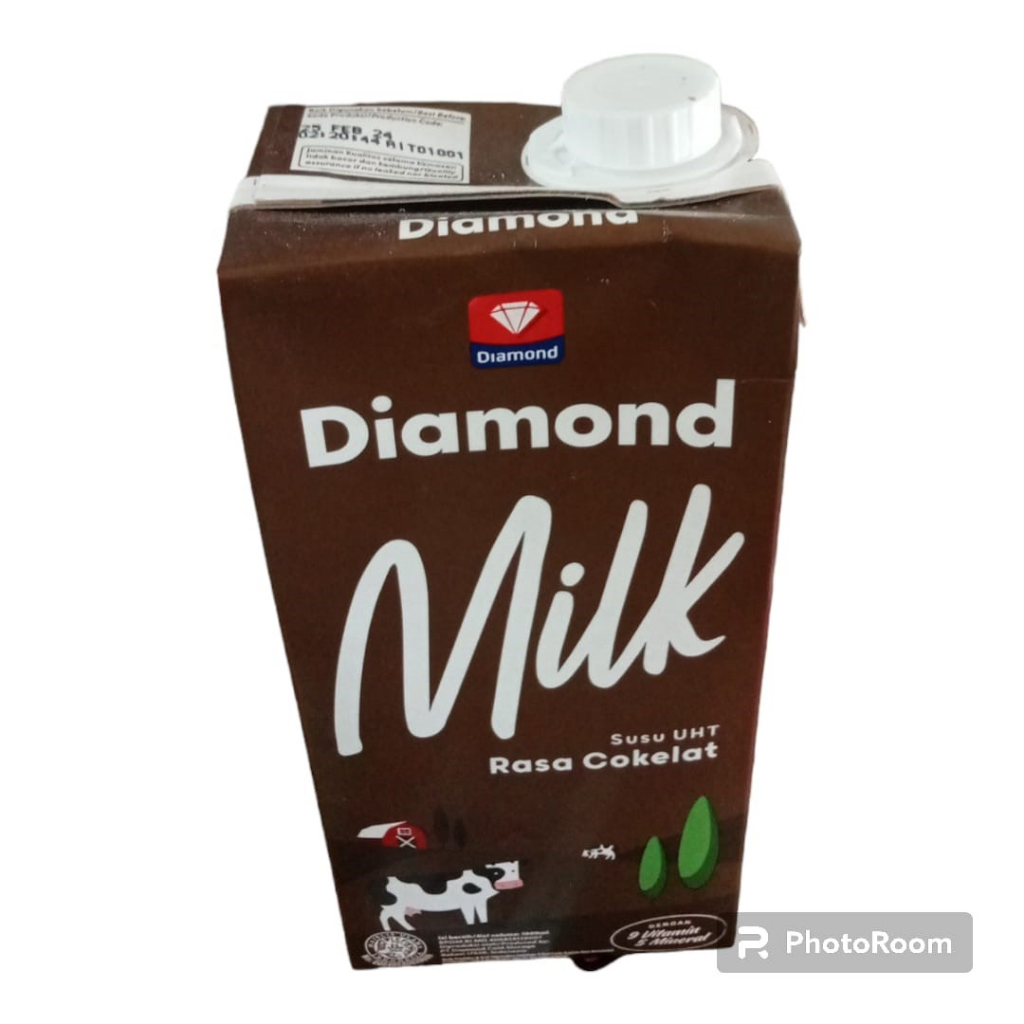 Jual Diamond Milk UHT 1 Liter Rasa Coklat | Shopee Indonesia