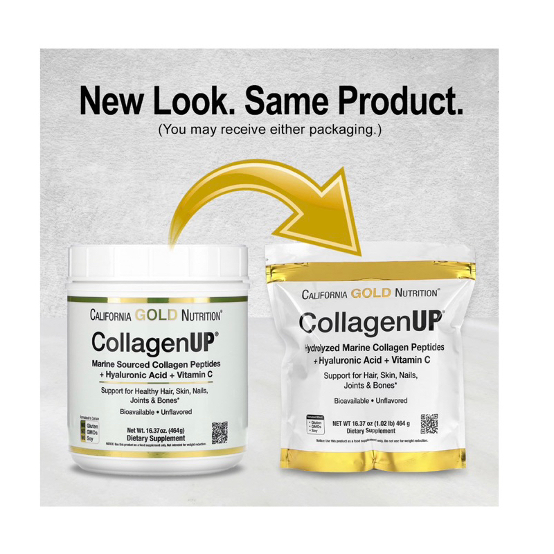 Jual California Gold Nutritions CollagenUP Collagen Up Marine ...