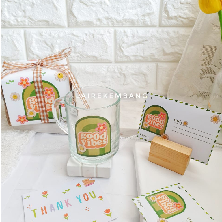 Jual gelas kado wisuda/gelas kado/hampers gelas/kado ulang tahun ...