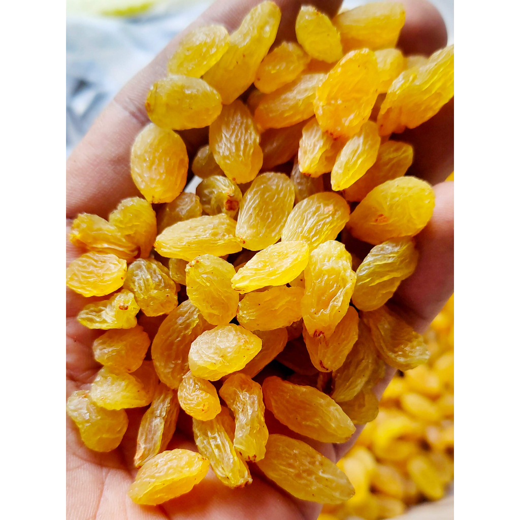 Jual Kismis Golden Raisin Premium 1 kg - Raisins Asam Manis | Shopee ...