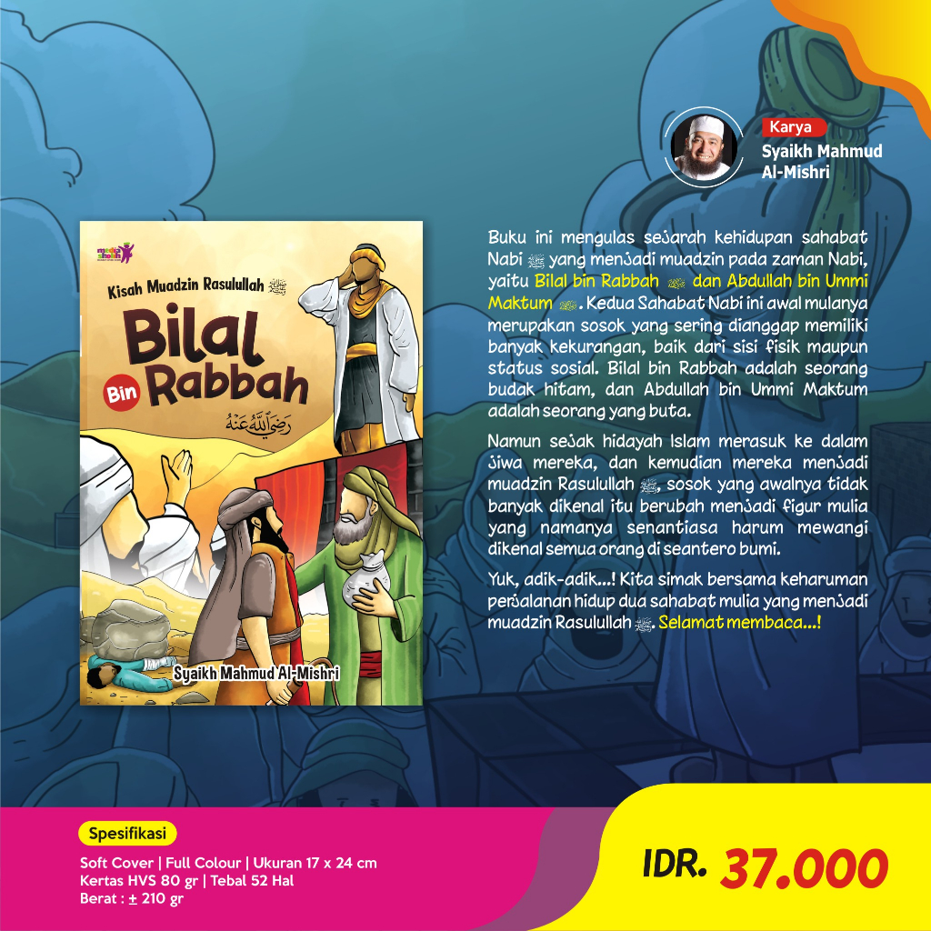 Jual Kisah Muadzin Rasulullah (Bilal Bin Rabbah) | Shopee Indonesia