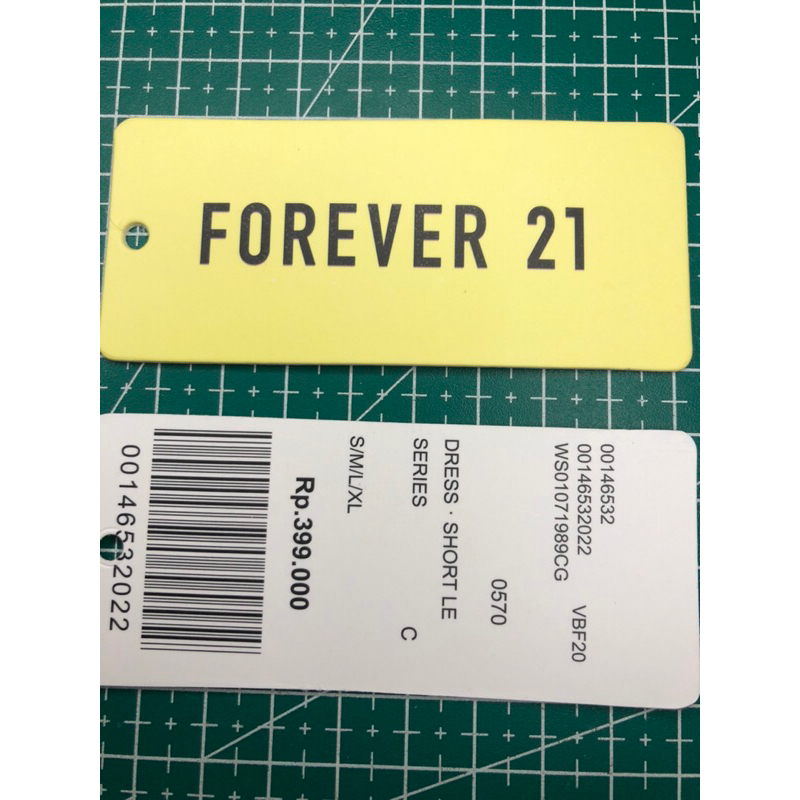 Jual FOREVER 21 PRICE TAG BARCODE SUPER PREMIUM CO 1X DI KIRIM 600PCS ...