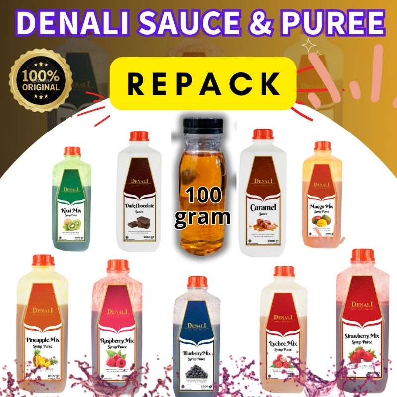 Jual Denali Sample (REPACK) Sauce & Puree 100gram | Shopee Indonesia