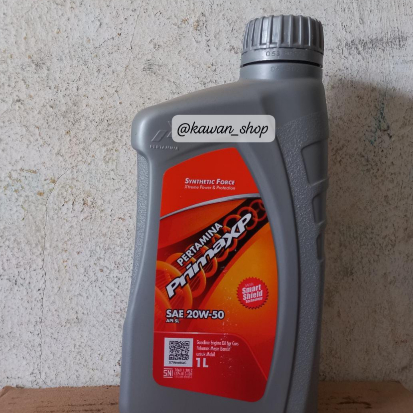 Jual PRIMA XP 1L SAE 20W50 OLI PERTAMINA | Shopee Indonesia