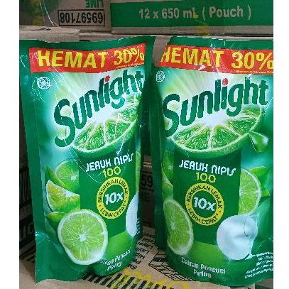 Jual SunLight 660ml / 650ml Sabun cuci piring ampuh bersihkan Lemak ...