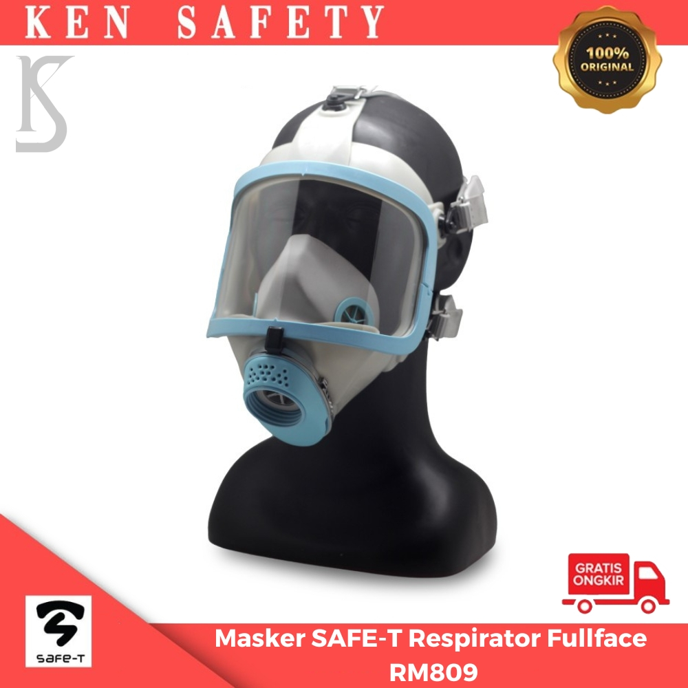 Jual Masker Respirator Full Face Praktis SAFE-T RM-809 With Visor ...