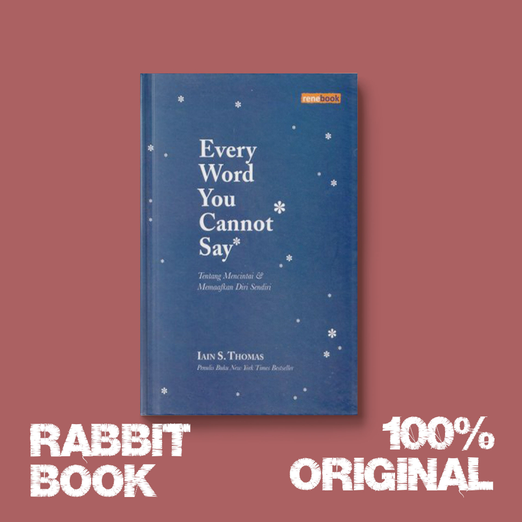 Jual Buku Every Word You Cannot Say by Iain S. Thomas Bahasa Indonesia | Shopee Indonesia