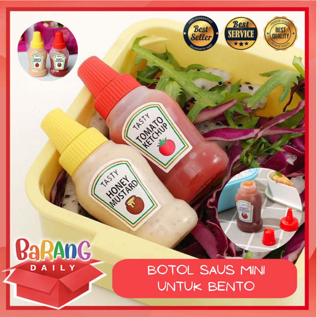 Jual (1 SET ISI 2 BOTOL) Botol Saus Bento / Botol Saos Tomat Sambal ...