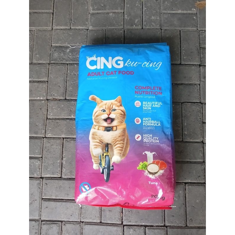 Jual Makanan/pakan kucing/cat food CINGKU-CING adult tuna/tuna & salmon ...