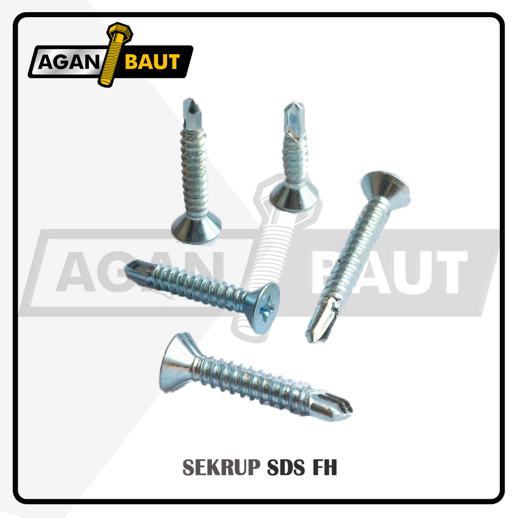Jual [PER 25 PCS] Sekrup /Skrup SDS FH (+) Putih 8 - 18 x 38 (3.8 cm) | Shopee Indonesia