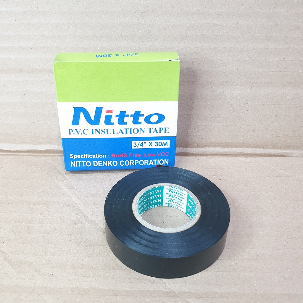Jual ISOLASI LISTRIK NITTO SOLASIBAN LISTRIK ANTI PANAS 3/4 x 30M ...
