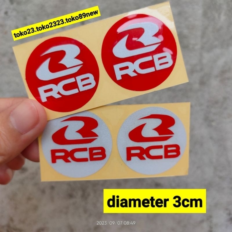 Jual stiker cutting rcb sticker motor racing | Shopee Indonesia