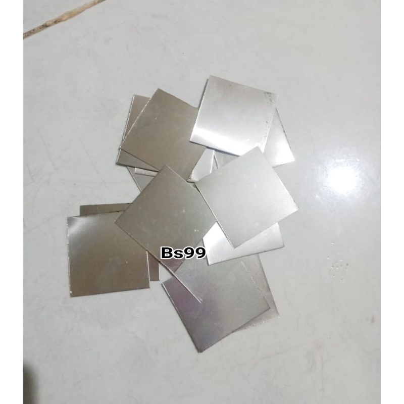 Jual shim plat stainless steel 304 tebal 0,4 x 50mm x 50mm | Shopee ...