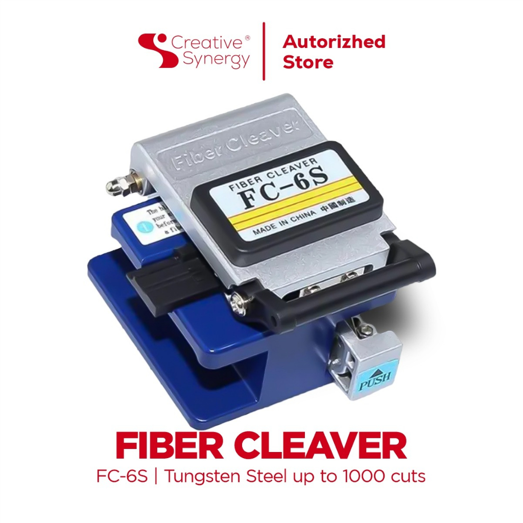 Jual Cleaver Fiber Optik Fiber Cleaver FC - 6S Pemotong kabel FO Hight ...