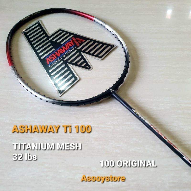 Jual RAKET BADMINTON ASHAWAY Ti 100 USA | Shopee Indonesia