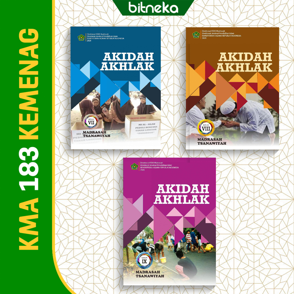 Jual Buku Siswa Akidah Akhlak MTs KEMENAG | Shopee Indonesia