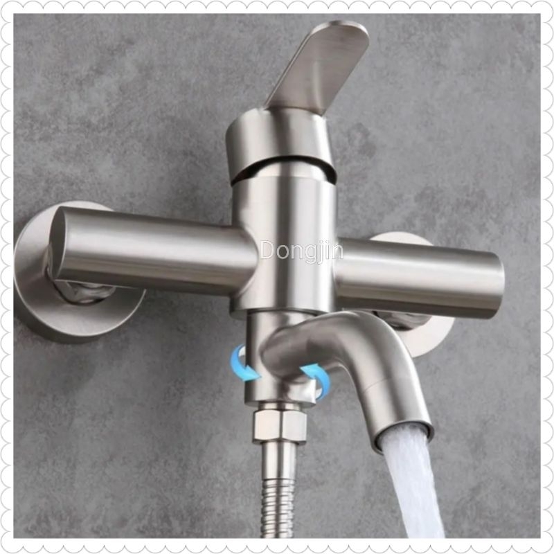 Jual Kran Shower Mixer /Keran Air Panas Dingin Universal | Shopee Indonesia