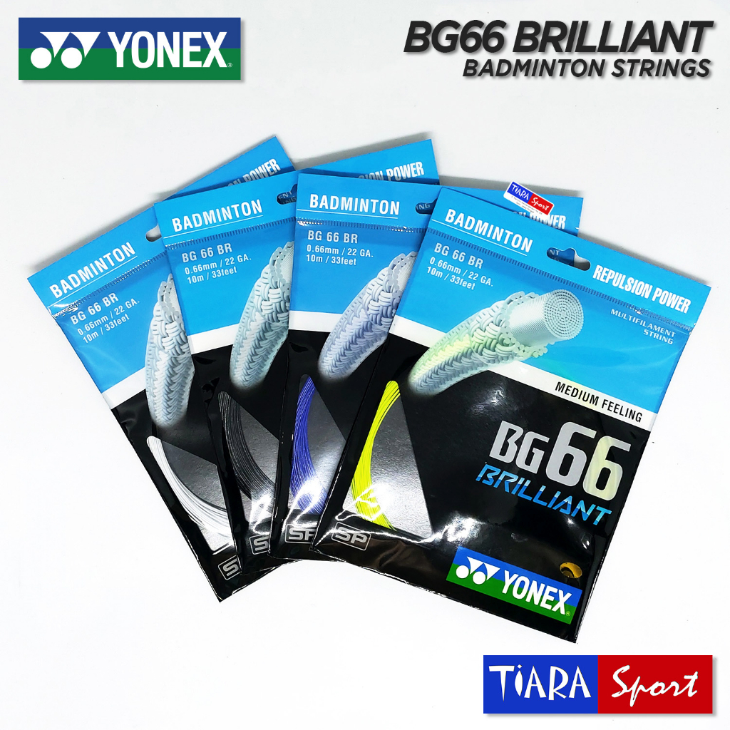 Jual Senar Raket YONEX BG 66 Brilliant - Badminton Strings BG66 BR ...