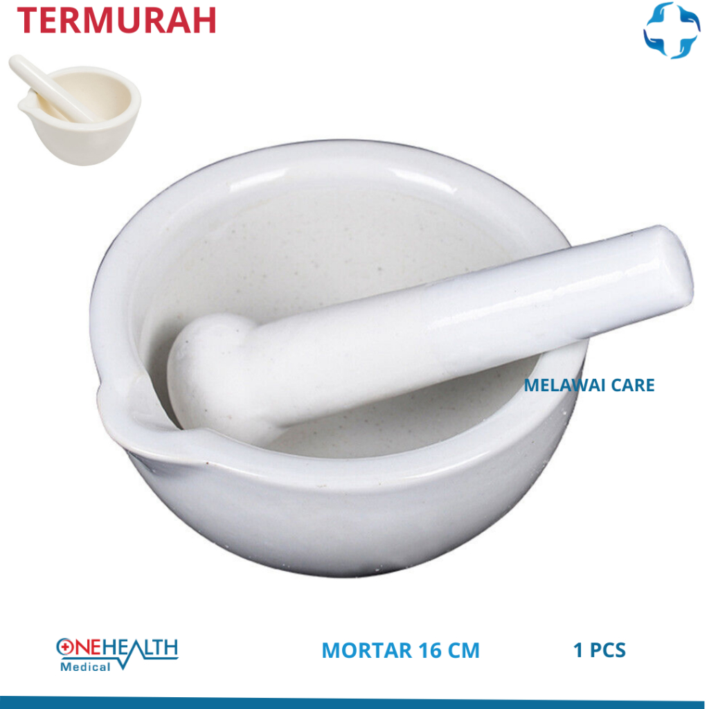 Jual Lumpang Penghancur Obat Ukuran 16 cm Penggerus Penumbuk Tumbukan ...