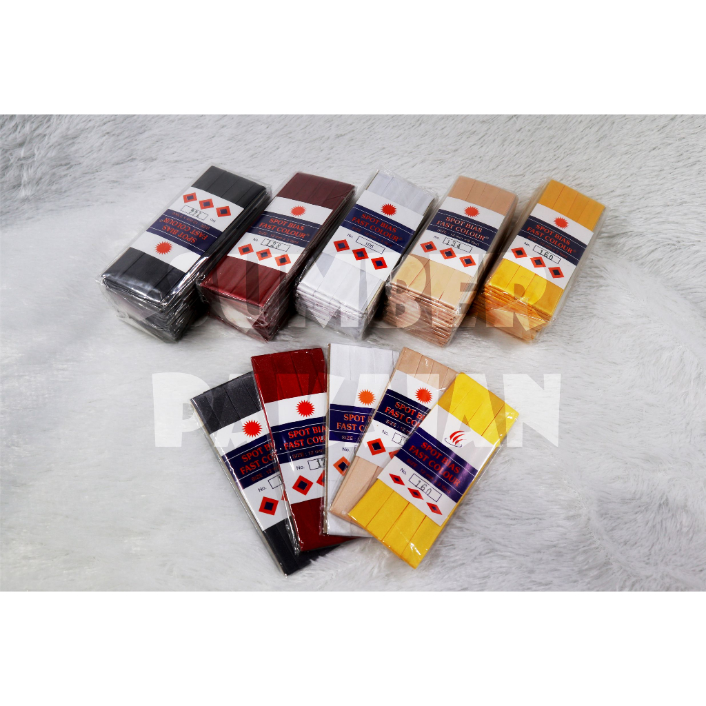 Jual Bisban Satin polos dan Bisban Satin Isi Warna Warni dan Bisban ...