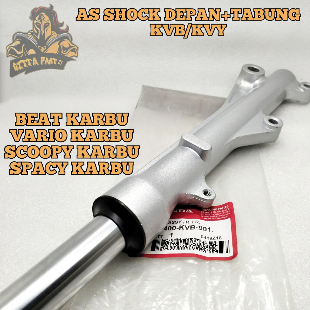 Jual AS SHOCK DEPAN PLUS TABUNG HONDA KVB/KVY KUALITAS ASLI ORIGINAL ...