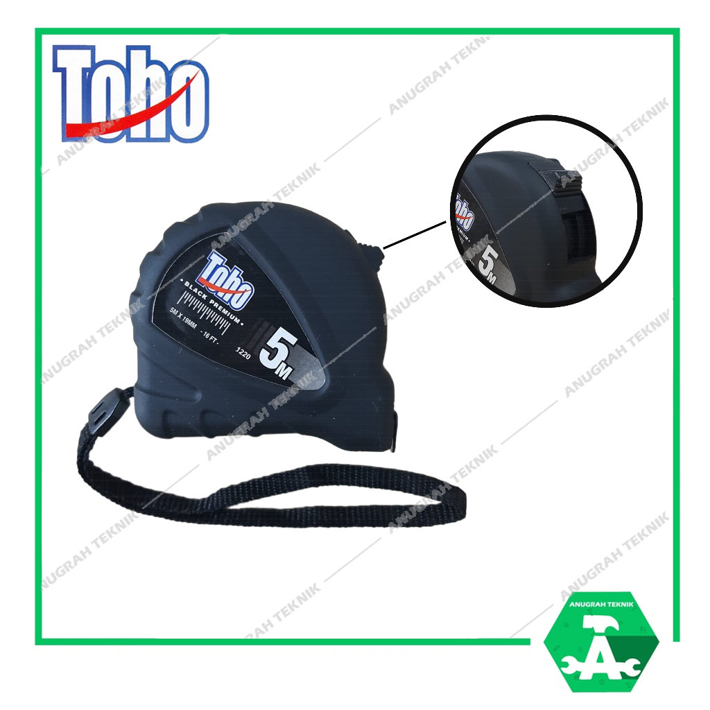 Jual Toho Meteran 5 Meter TOHO Black Series MeasuringTape | Shopee ...