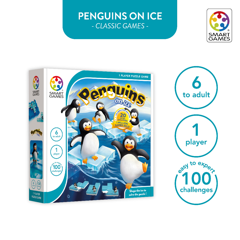 Jual SmartGames Penguins on Ice Mainan Edukasi Anak | Shopee Indonesia