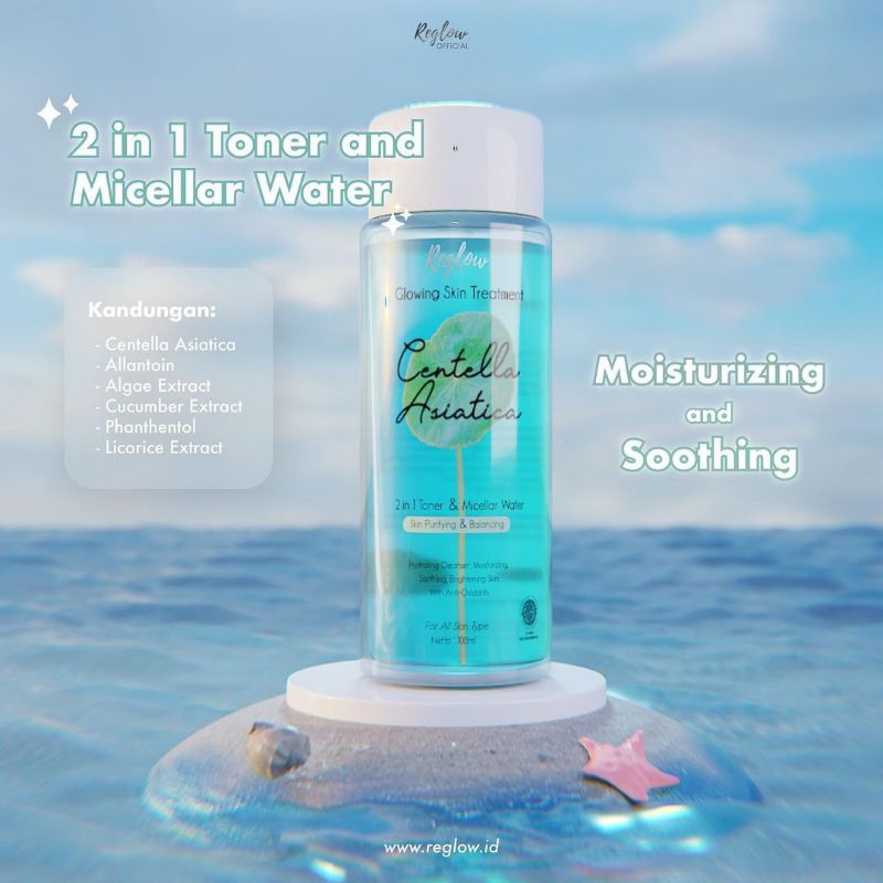 Jual REGLOW 2 IN 1 TONER & MICELLAR WATER | Shopee Indonesia