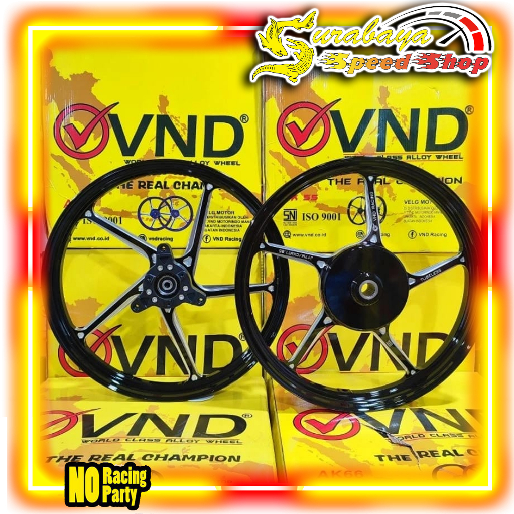 Jual VND Velg Tipe AK 55 Model Enkei X1R Taka Aerox Old Ring 17 Ukuran 160 185 Set Depan ...
