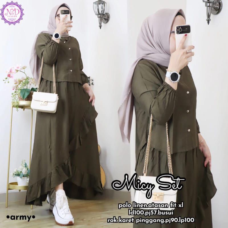 Jual Micy Set rok/Set rok Ayura/Erika Set/Kuzzi Set | Shopee Indonesia