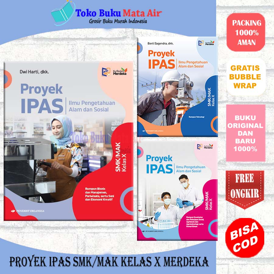 Jual BEST SELLER PROYEK IPAS SMK/MAK KELAS X KURIKULUM MERDEKA ...