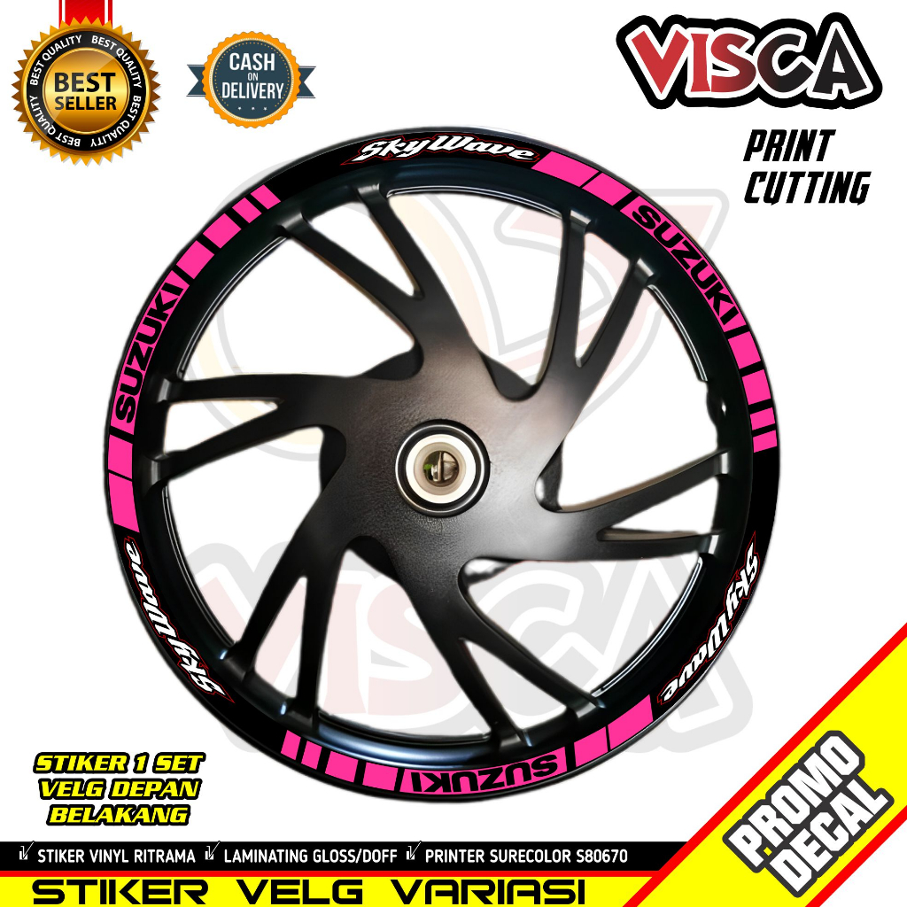 Jual Stiker Velg List Velg Motor Stiker Velg Sticker Velg Skywave ...
