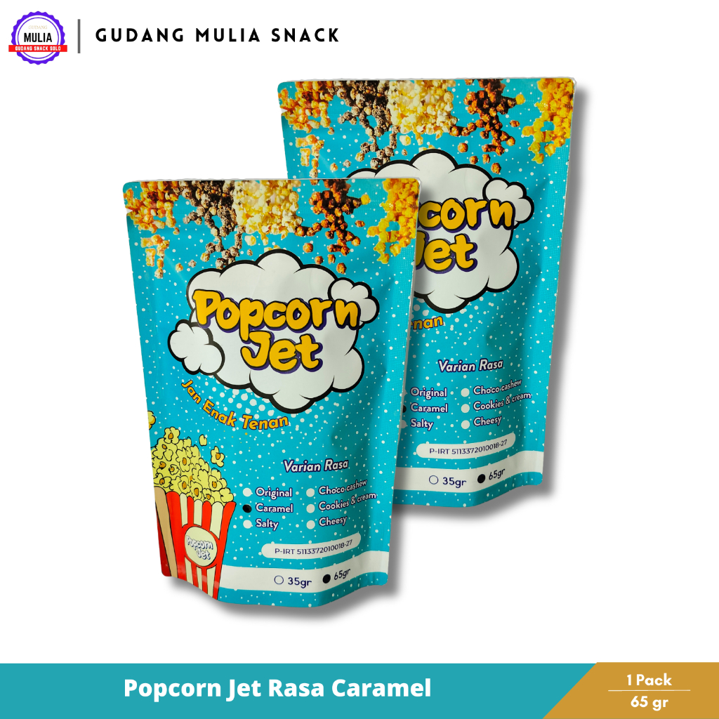 Jual Popcorn Jet Rasa Caramel | Pop Corn Karamel | Shopee Indonesia